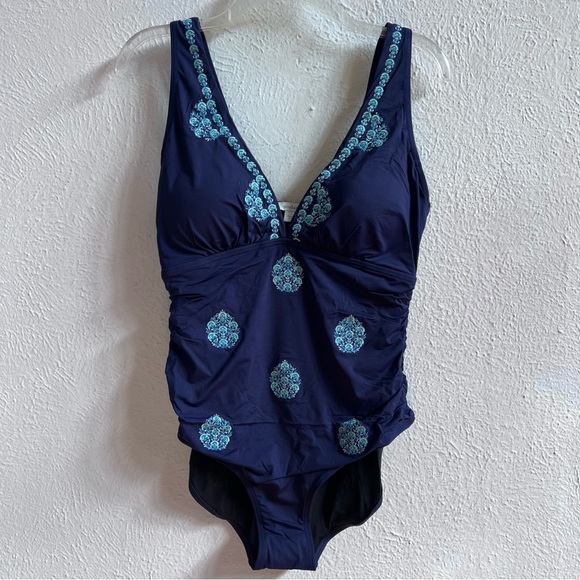 Sundance | Swim | Nwt Sundance Pallua Blue Embroidered Swim Suit | Poshmark